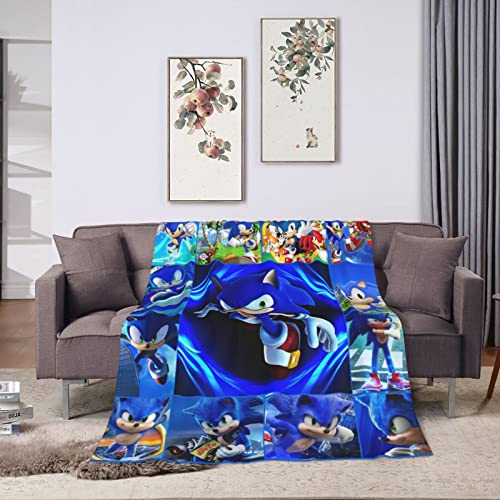 Catoon Throws Blanket Ultra Soft Flannel Throw Blankets for Bedding Couch Sofa All Seasons (SO2, 50"x40")