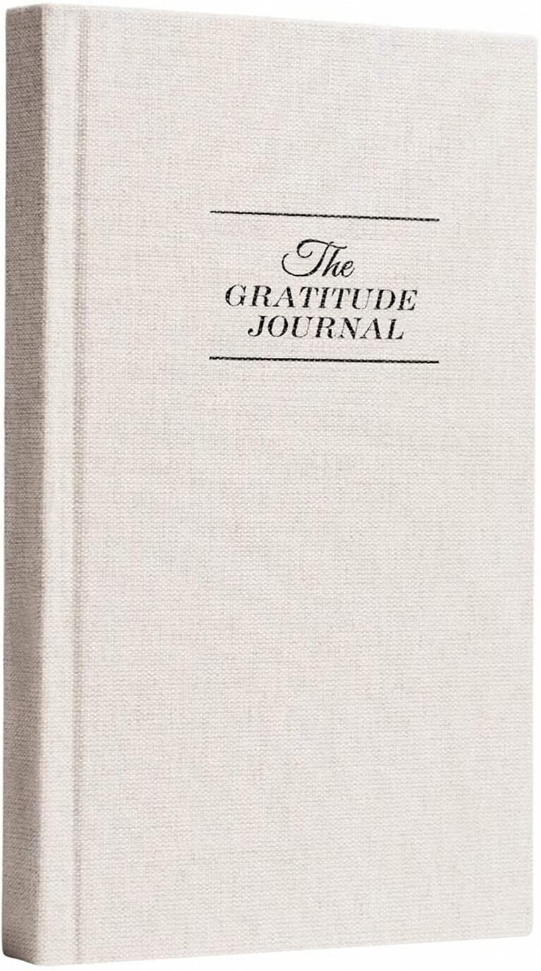 The Gratitude Journal : 5 Minute Journal - Five Minutes a Day for More Happiness, Optimism, Affirmation & Reflection - An Effective Five Minute Guide, Undated daily journal for Women & Men (Beige)