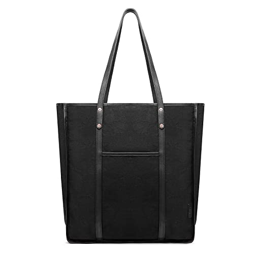 BRIRT Tote Bag for Women Large Canvas Simple Vintage Shoulder Bag Genuine Leather Retro Handbags