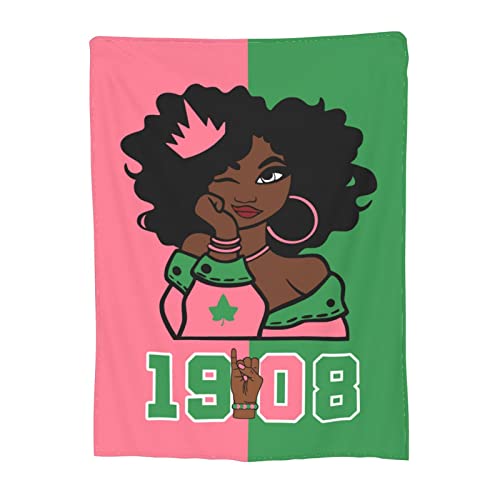 Blanket Sorority Gift Alpha Kappa Throw Blanket 50"x40" Soft Warm Cozy Throw Home Decorative Blanket Sorority Paraphernalia