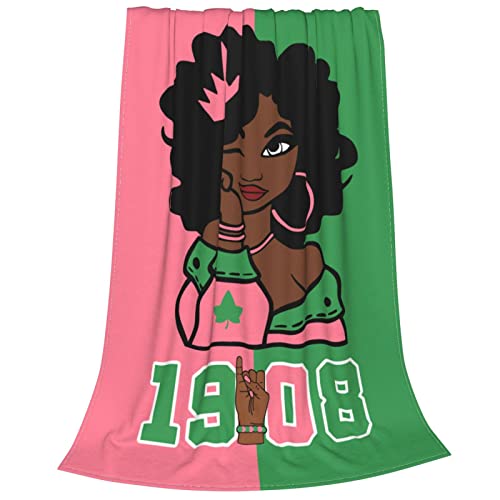 Blanket Sorority Gift Alpha Kappa Throw Blanket 50"x40" Soft Warm Cozy Throw Home Decorative Blanket Sorority Paraphernalia