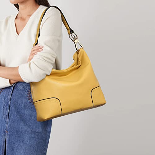 Dasein Hobo Purses Handbags for Women Soft PU Leather Slouchy Shoulder Bags Fashion Top Handle Tote Pocketbook