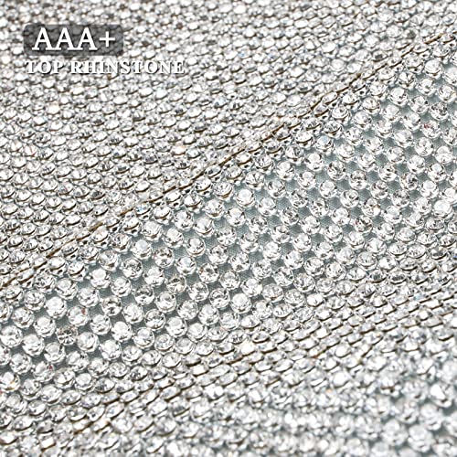 WLLWOO WLLWOO Rhinestone Purses Clutch For Women-Chic Evening Bags,Shiny Crossbody Handbags For Party Club Wedding