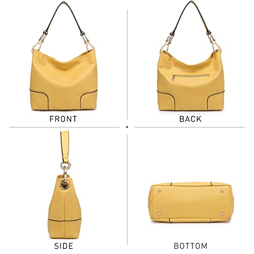 Dasein Hobo Purses Handbags for Women Soft PU Leather Slouchy Shoulder Bags Fashion Top Handle Tote Pocketbook