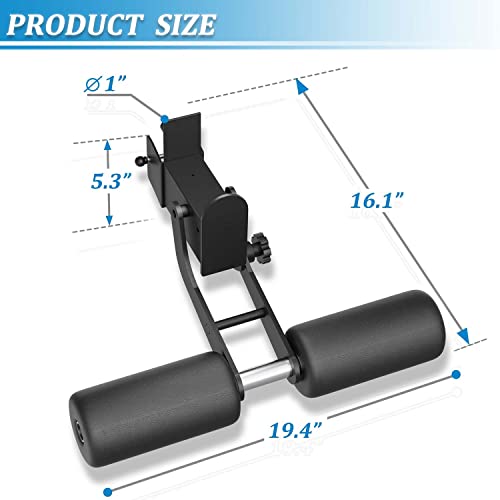MAJOR LUTIE Power Cage Attachment Leg Holder Attachment Power Rack Home Gym Equipment 2 x 2.76 (50x70mm) Suit for PLM03 Part-LE02