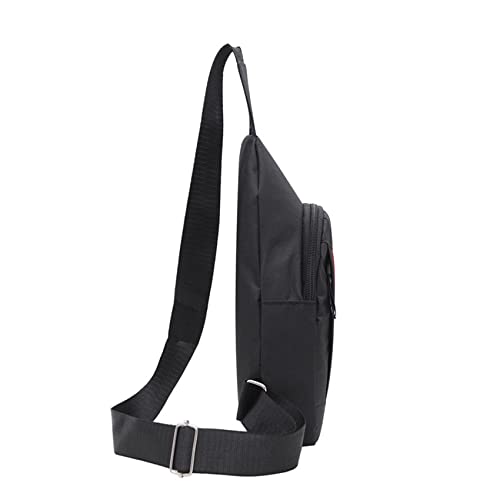 XUEQI Crossbody Sling Backpack Sling Shoulder Bag Travel Hiking Chest Bag Daypack for Hiking Travel with Earphone Hole