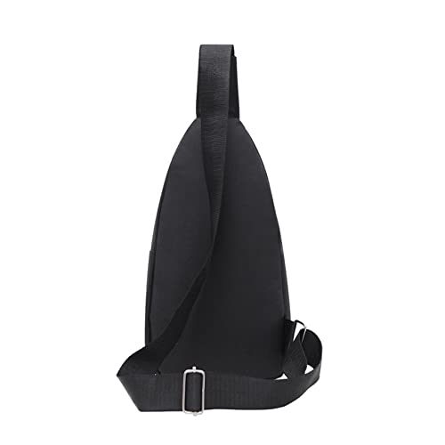XUEQI Crossbody Sling Backpack Sling Shoulder Bag Travel Hiking Chest Bag Daypack for Hiking Travel with Earphone Hole