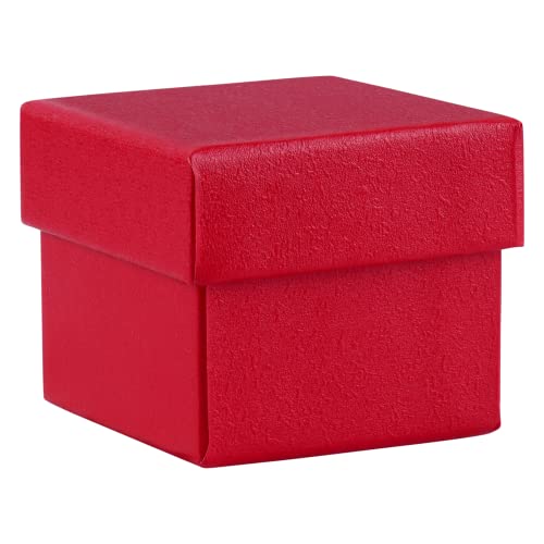 Noble Heart Ring Box with Light - Unique LED Engagement Ring Box for Proposal Ring or Special Occasions (Red)