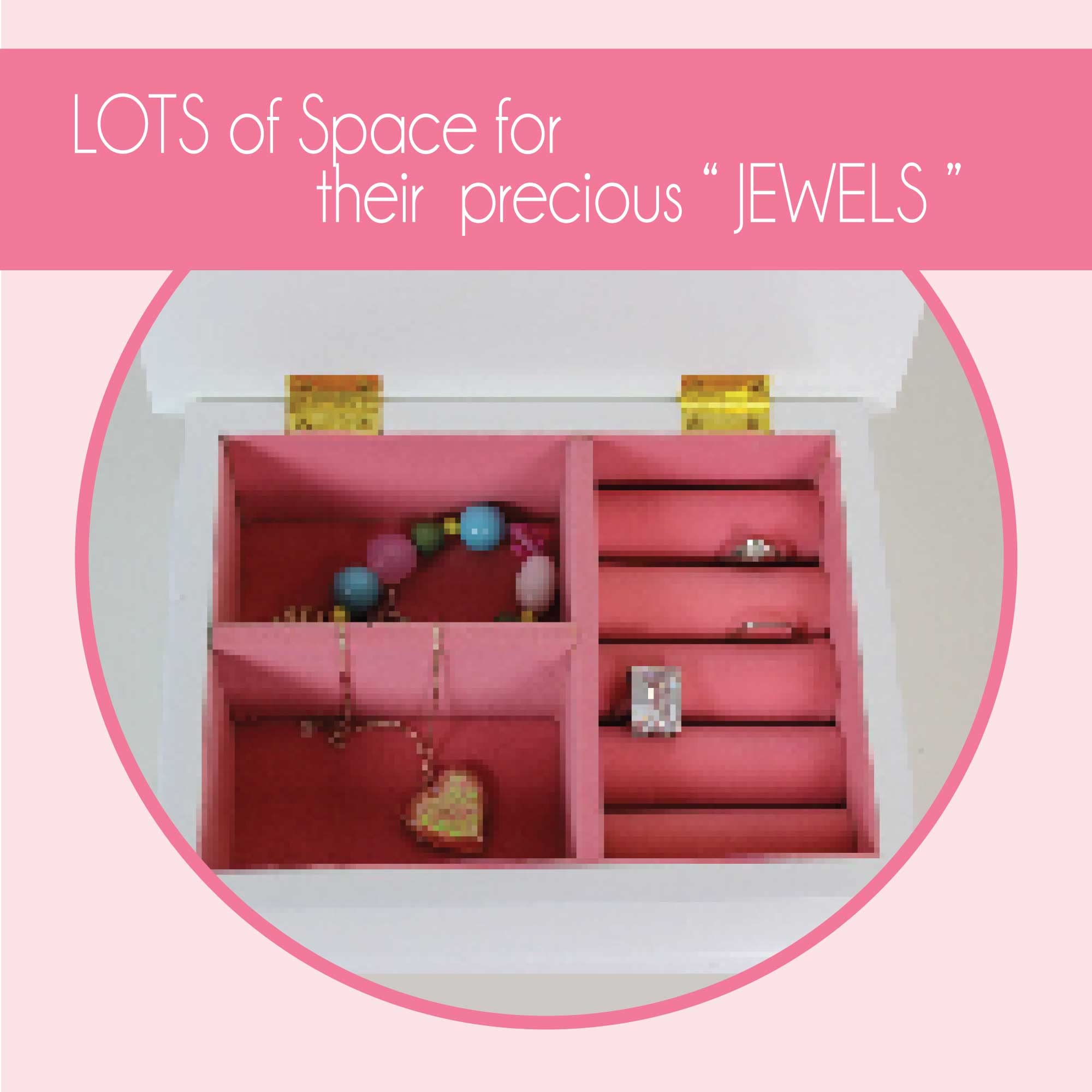 My Bambino Personalized Butterfly Garland Lift Top Jewelry Box