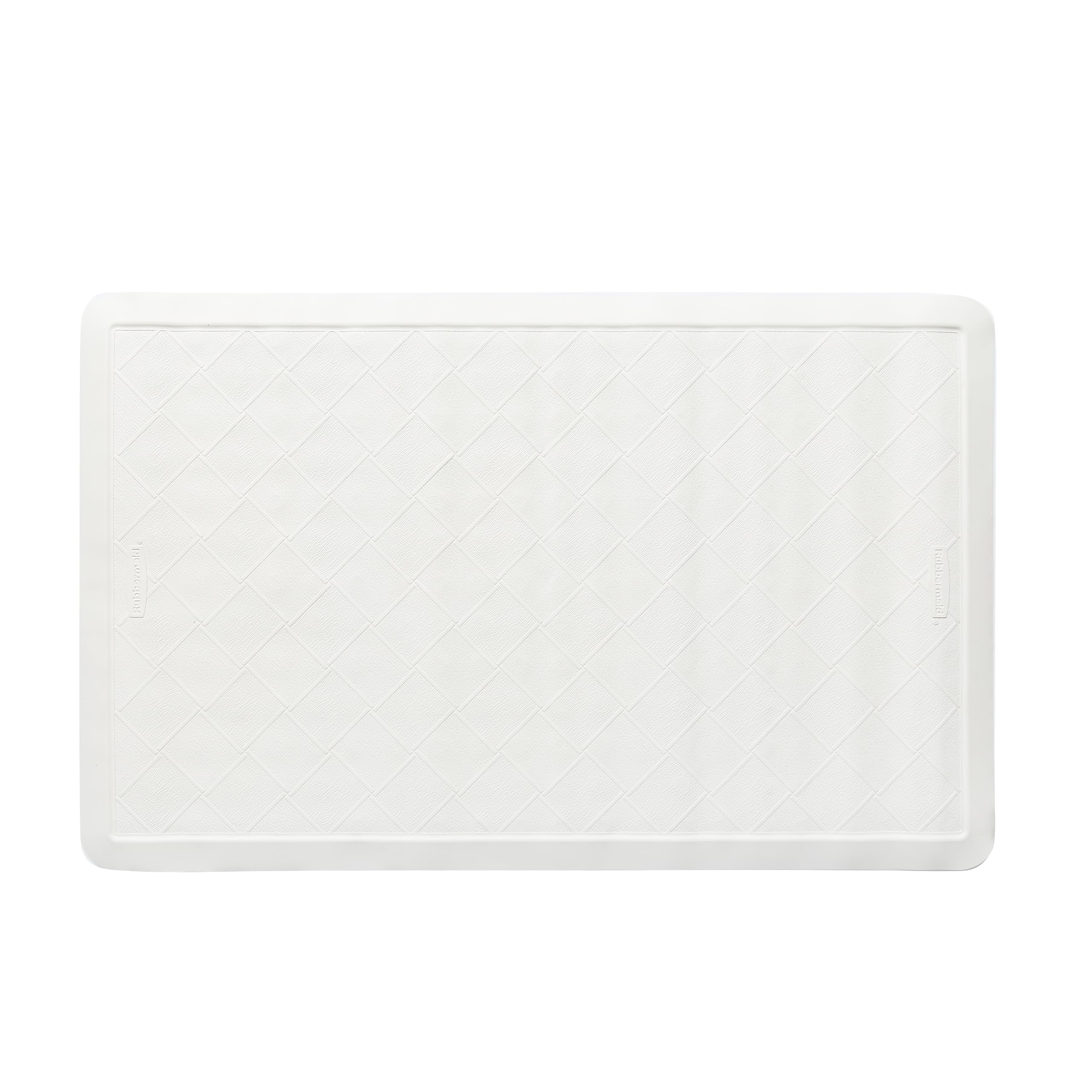 Rubbermaid Commercial Products Safti-Grip Bath and Shower Mat, Medium, White, Non-Slip for Tub