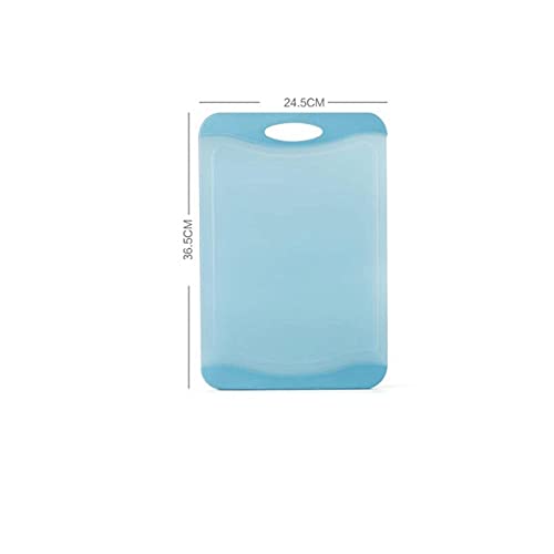 WHLONG Chopping Board-Plastic Chopping Board- for Kitchen with Juice Grooves, Non-Porous Easy to Grip Cutting Boards ( Color : Pink )