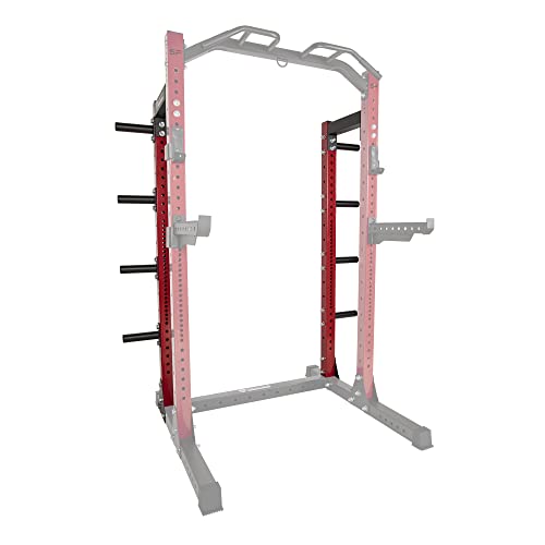 Signature Fitness SF-SS1 1,000 Pound Capacity 3β x 3β Power Rack Squat Stand, Includes J-Hooks and Safety Spotter Arms, Optional Conversion Kits, Half Conversion kit Only