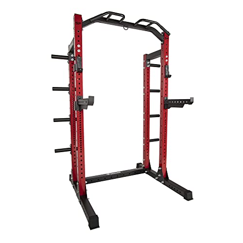 Signature Fitness SF-SS1 1,000 Pound Capacity 3β x 3β Power Rack Squat Stand, Includes J-Hooks and Safety Spotter Arms, Optional Conversion Kits, Half Conversion kit Only