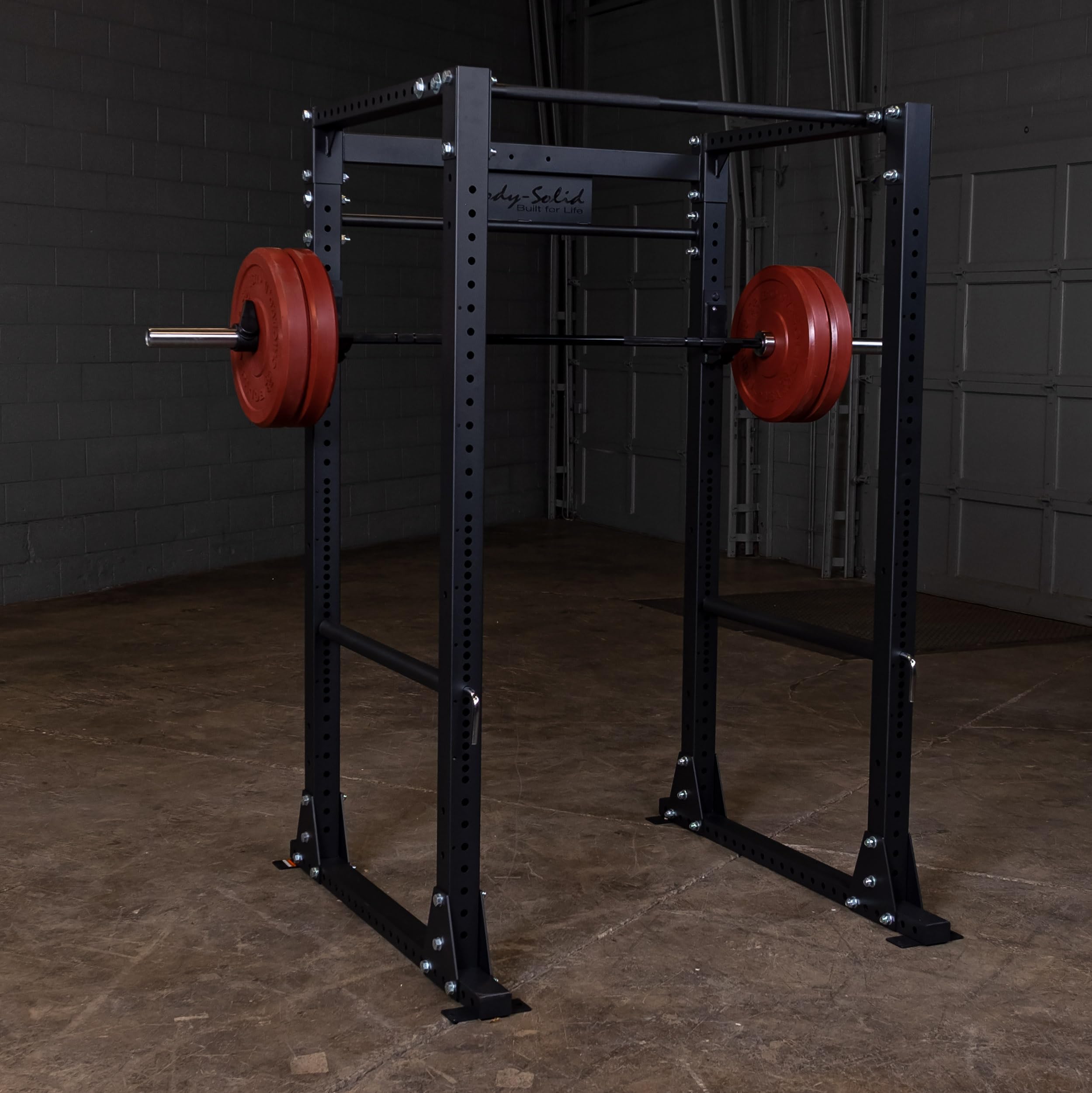 Body-Solid GPR400 Power Rack with 1000 Lb. Weight Capacity for Squats, Deadlifts, and Weightlifting Workout, Black