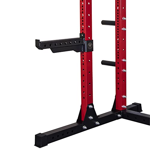 Signature Fitness SF-SS1 1,000 Pound Capacity 3β x 3β Power Rack Squat Stand, Includes J-Hooks and Safety Spotter Arms, Optional Conversion Kits, Half Conversion kit Only