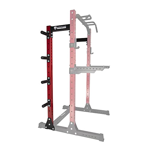 Signature Fitness SF-SS1 1,000 Pound Capacity 3β x 3β Power Rack Squat Stand, Includes J-Hooks and Safety Spotter Arms, Optional Conversion Kits, Half Conversion kit Only