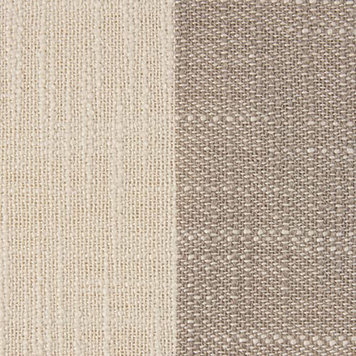 HomePop Velvet Swoop Arm Accent Chair, Grey Awning Stripe