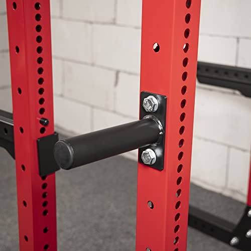 Signature Fitness SF-SS1 1,000 Pound Capacity 3β x 3β Power Rack Squat Stand, Includes J-Hooks and Safety Spotter Arms, Optional Conversion Kits, Half Conversion kit Only