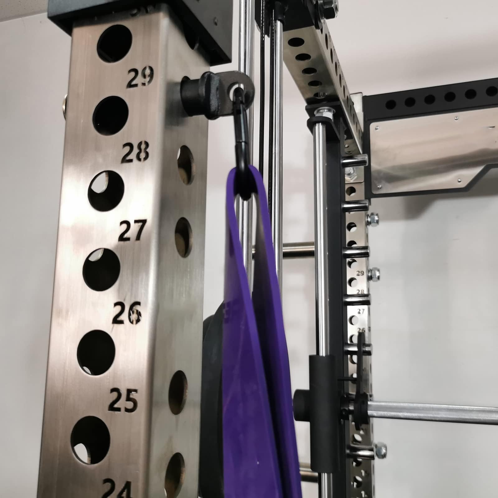 HUVIOVED Power Racks for Home Gym Fitness Equipment Accessory, Fits on 3" X 3" Tube Power Cage with 1" Hole