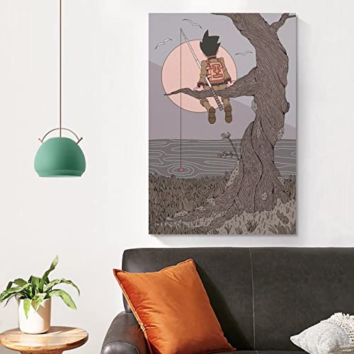 SHAHU HXH Gon X Hunter Anime Poster for Bedroom Aesthetic Wall Decor Canvas Wall Art Gift 12x18inch(30x45cm)