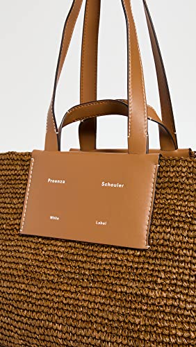 Proenza Schouler White Label Women's Large Morris Rafia Tote, Honey, One Size
