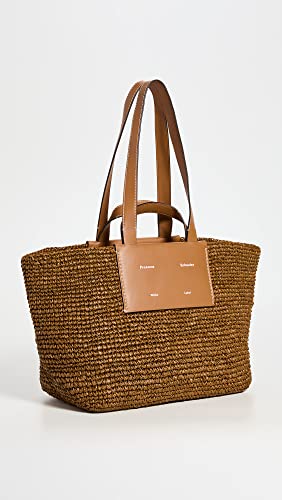 Proenza Schouler White Label Women's Large Morris Rafia Tote, Honey, One Size