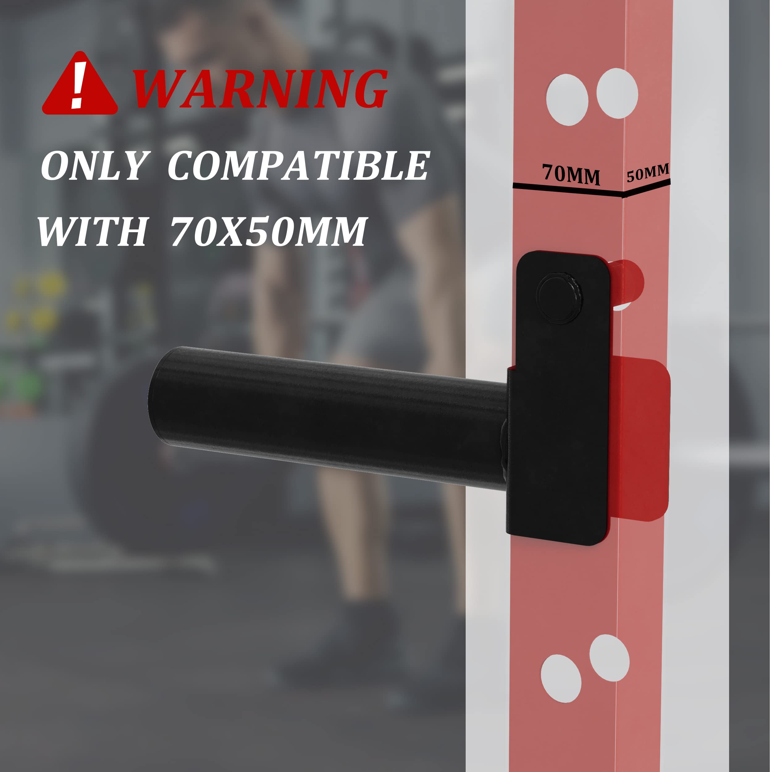Major Fitness Power Cage Olympic Weight Plates Holder Power Rack Attachment Weights Storage Rack Fit 2" x 2.76" Suit for PLM03