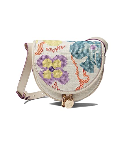 See by Chloe Mara Small Saddle Cement Beige One Size