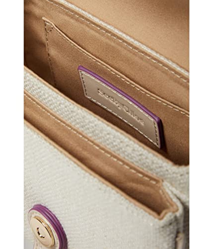 See by Chloe Mara Small Saddle Cement Beige One Size