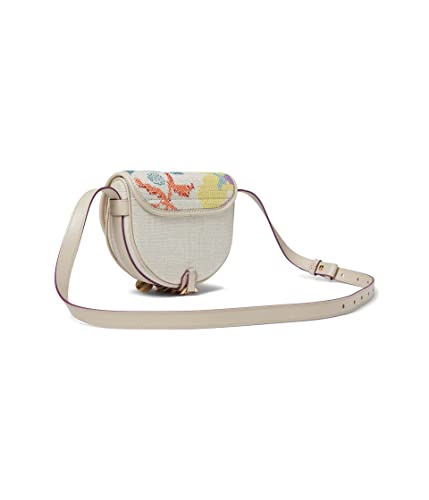 See by Chloe Mara Small Saddle Cement Beige One Size
