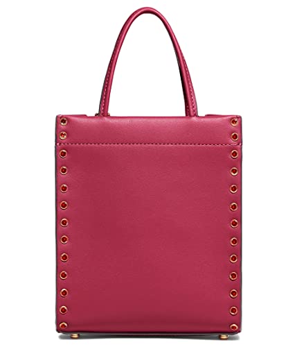 COACH Crystal Rivets Mini Cashin Tote Hyacinth One Size
