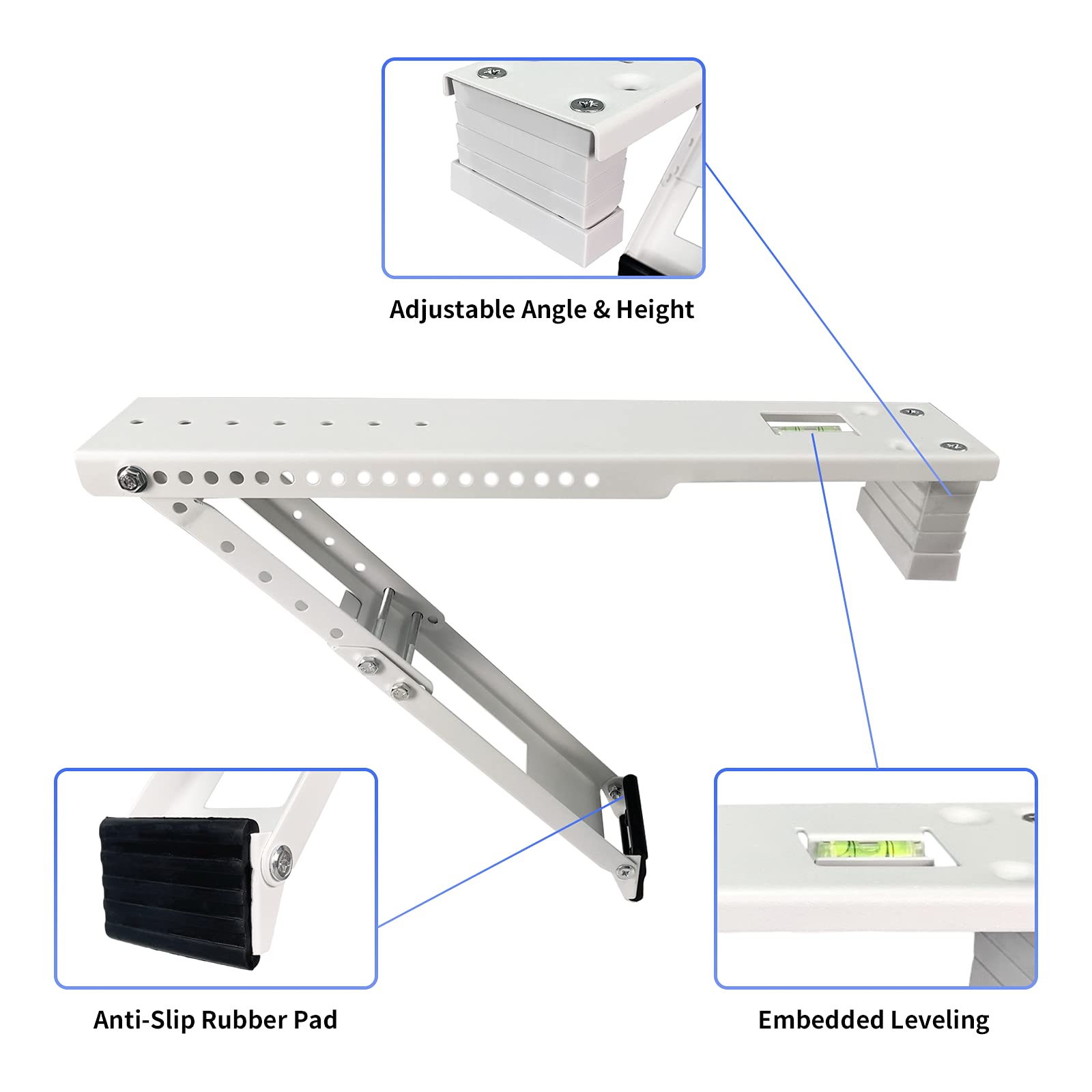 JEACENT AC Window Air Conditioner Support Bracket Heavy Duty, Up to 165 lbs