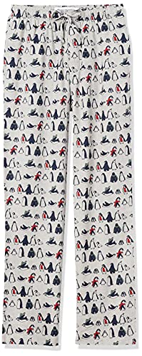 Amazon Essentials Men's Flannel Pajama Pant - Discontinued Colors, Grey Penguin, X-Large