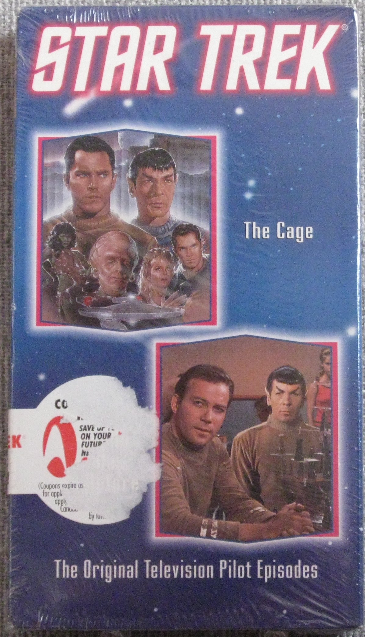 Star Trek - The Original Series, Episode 1: The Cage & Episode 2:Where No Man Has Gone Before [VHS]