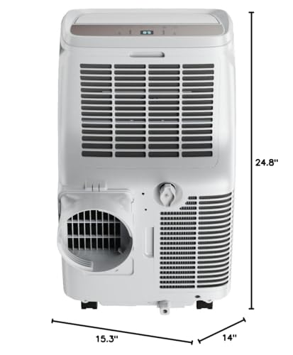 DuraComfort Portable Air Conditioners,11000 BTU(ASHRAE) /7000 BTU (SACC),Powerful AC Unit with Remote Controller,Cooling,Built-in Dehumidifier,Fan Modes,Reusable Filter,Up to 300 Sq.Ft
