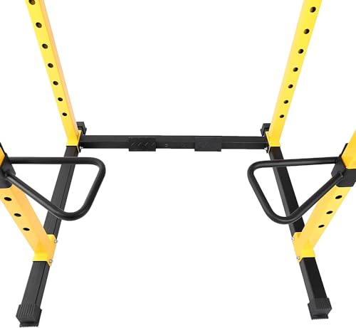 HULKFIT Home Gym Power Cage with Optional Attachments - Yellow