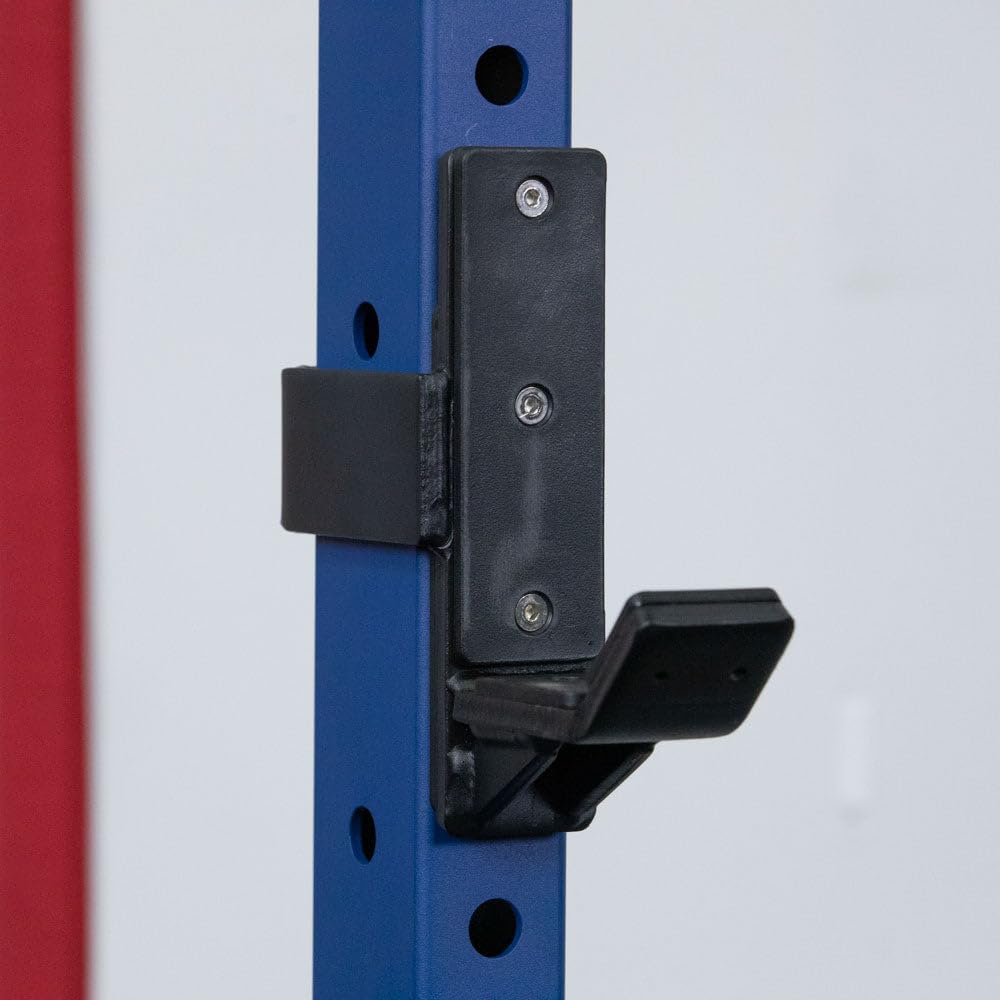 Titan Fitness T-3 Series Blue Tall Power Rack, 36in Depth, Weight Plate Holders, 1,100 LB Capacity Cage for Weightlifting and Strength Training