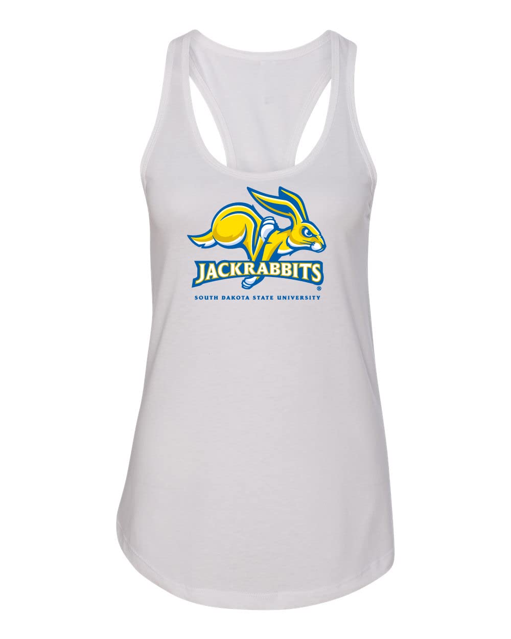 CornBorn South Dakota State Tanktop Women - SDSU Jackrabbits Primary Logo - White - 2X