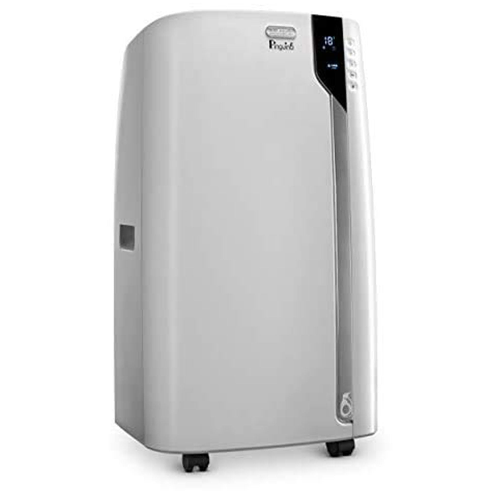 DeLonghi PAC360LVYN WH Pinguino Portable Air Conditioner in White with 6800.0 BTU Cooling Power, Remote Control, Dehumidifier and Portable Design