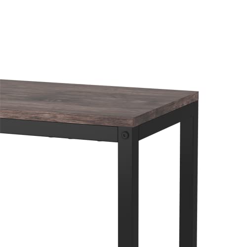 YEAR COLOR Console Table Narrow Sofa Table Entryway Table Sofa Table Narrow Long, Industrial Couch Table Hallway Table with Steel Frame for Living Room/Foyer