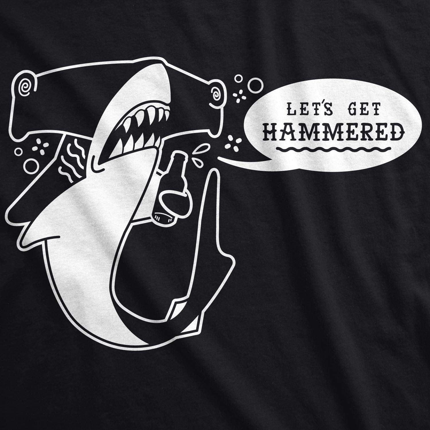 Womens Tank Lets Get Hammered Tanktop Funny Hammerhead Shark Drinking Tee for Ladies Funny Racerback Tank Shark Tank Top for Women Funny Drinking Tank Top Black M