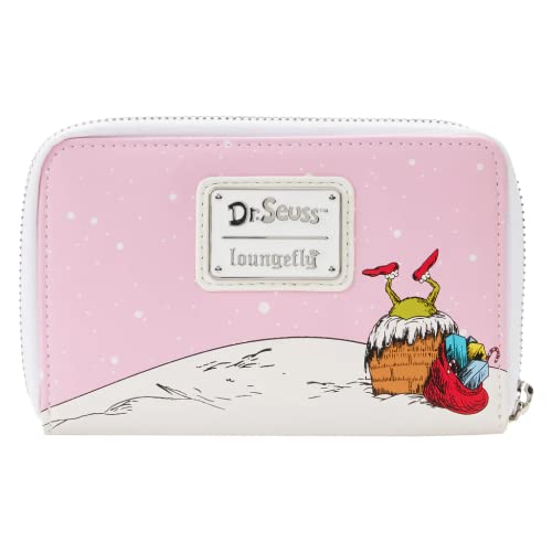 Loungefly Dr Seuss How the Grinch Stole Christmas Sleigh Zip Around Wallet