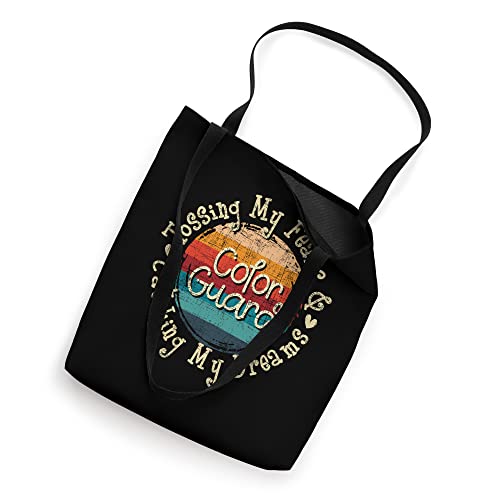 Tossing My Fears & Catching My Dreams - Flag Colorguard Tote Bag