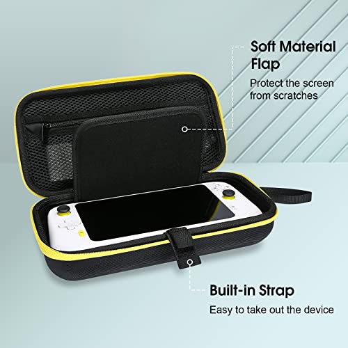 ProCase Carrying Case for Logitech G Cloud Gaming Handheld, Hard Travel Case for G Cloud Console, Portable Storage Pouch Fits Gaming Accessories -Black