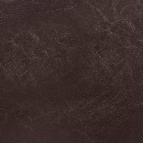 Convenience Concepts Designs4Comfort Accent Storage Ottoman 22.75" - Modern Foot Stool with Decorative Tray for Living Room, Dining Room, Office, Den, Espresso Faux Leather
