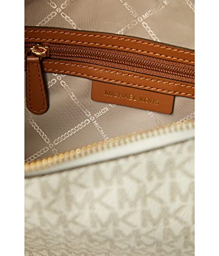 Michael Kors Kelsey Medium Hobo Convertible Shoulder Vanilla/Acorn One Size