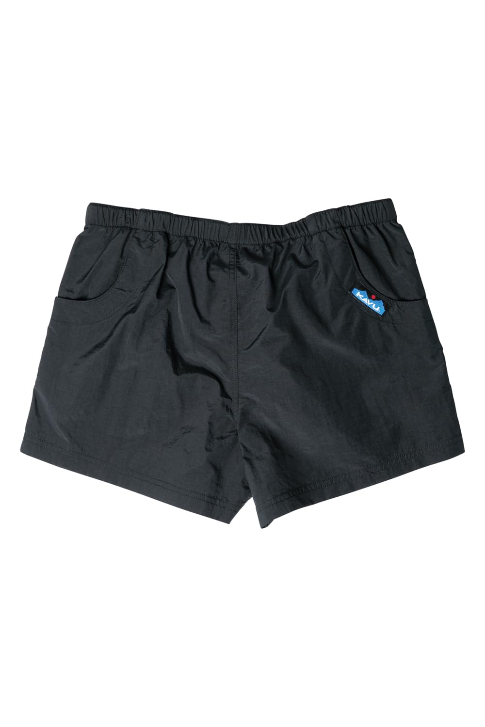 KAVU Elle Quick Dry Shorts with Mesh Pockets, Elastic Waistband, Belt - Black - M