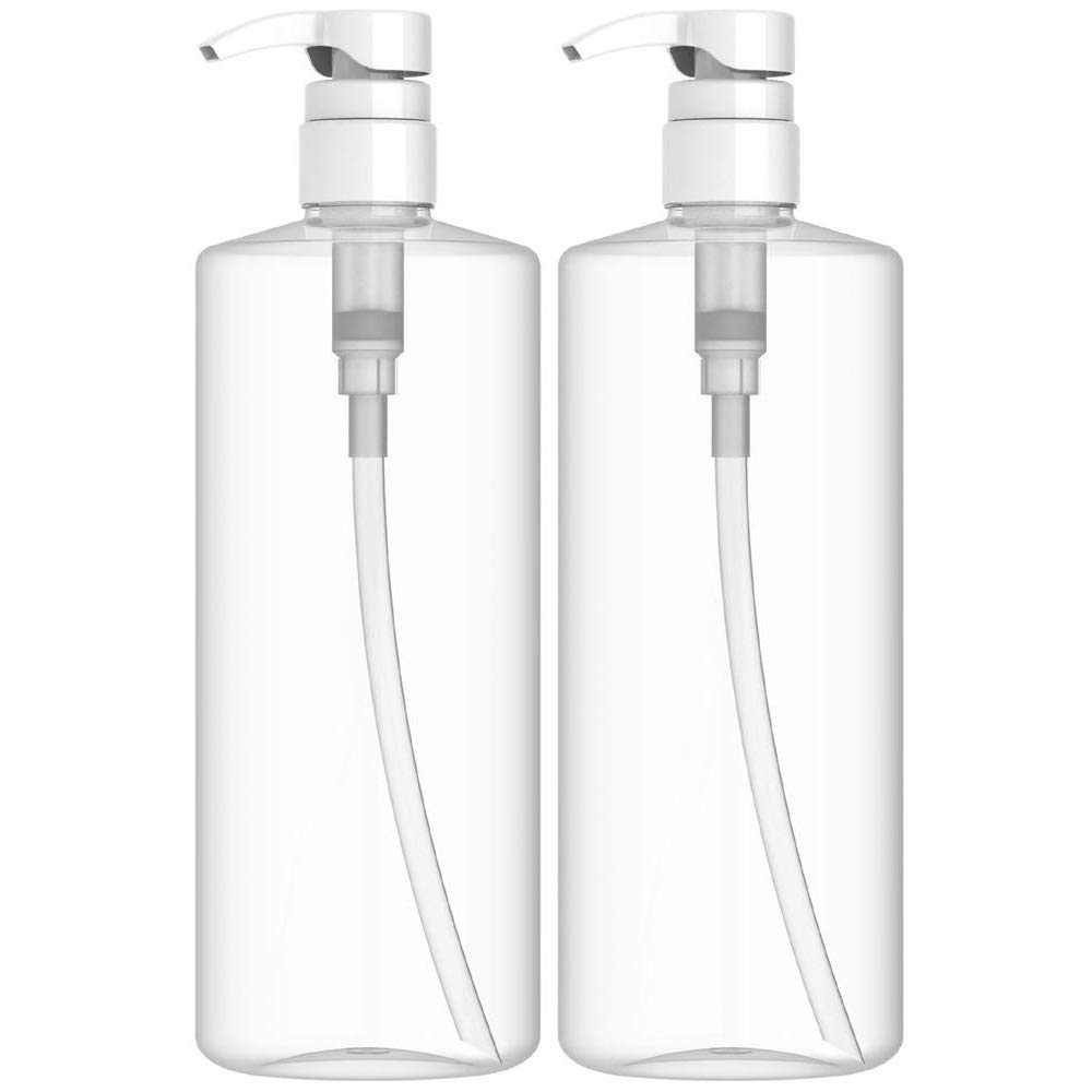 EZProUSA Shampoo Conditioner Dispenser Pumps for 32mm Neck 1 Liter (32 oz Shampoo Bottles), Metal Free Rust Free Air Pumps, Pump for Shampoo Bottle, White