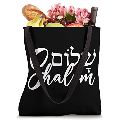 Shalom Hebrew, Hannukah Men Women Kids Jewish Holiday Tote Bag