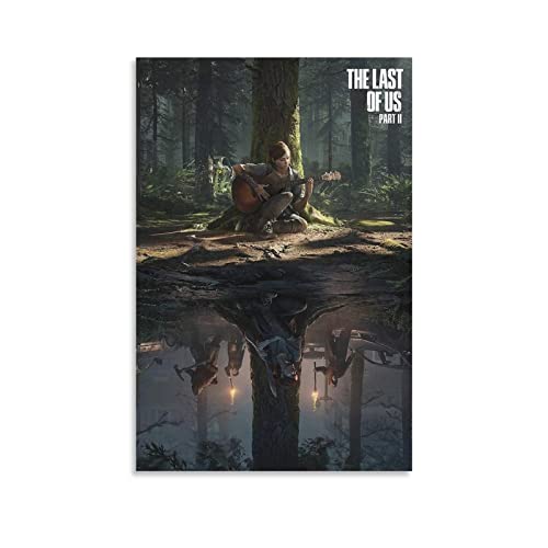 Hitecera Last of US 2 Ellie Poster Poster Decorative Painting Canvas Wall Posters and Art Picture Print Modern Family Bedroom Decor Posters 12x18inch(30x45cm)